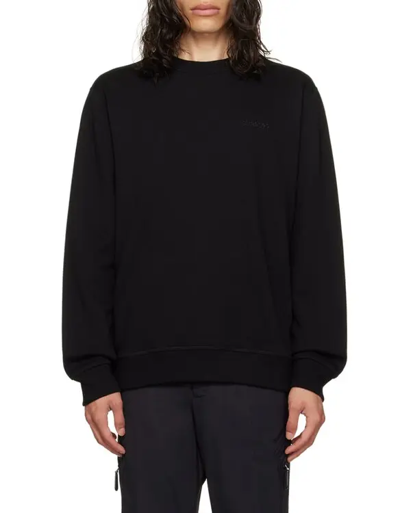 Burberry Embroidered Logo Crewneck Sweatshirt