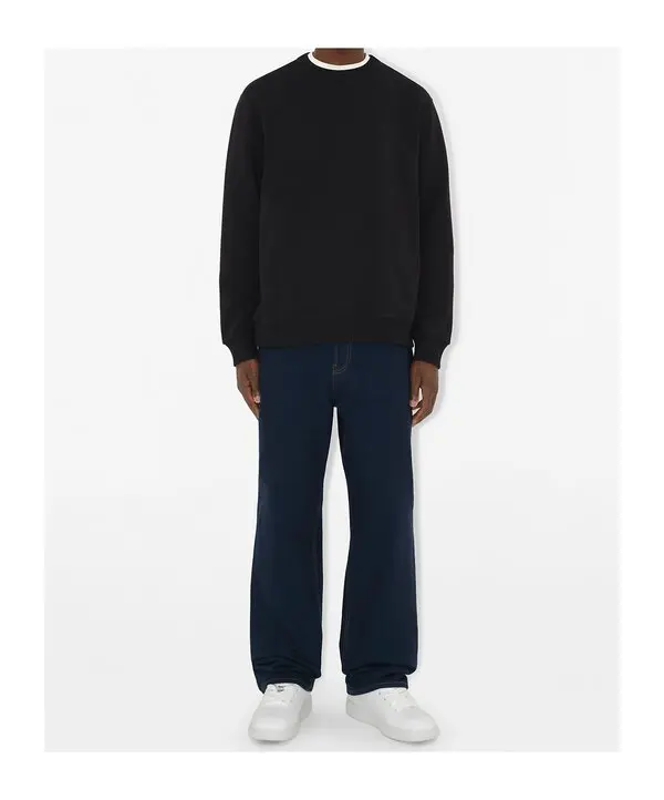 Burberry Embroidered Logo Crewneck Sweatshirt