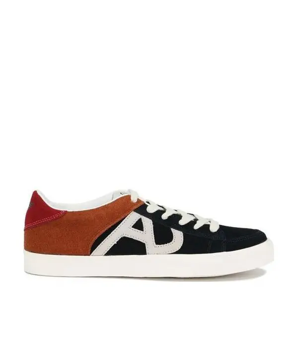 Emporio Armani Casual Sneakers With Contrast Stitching - White