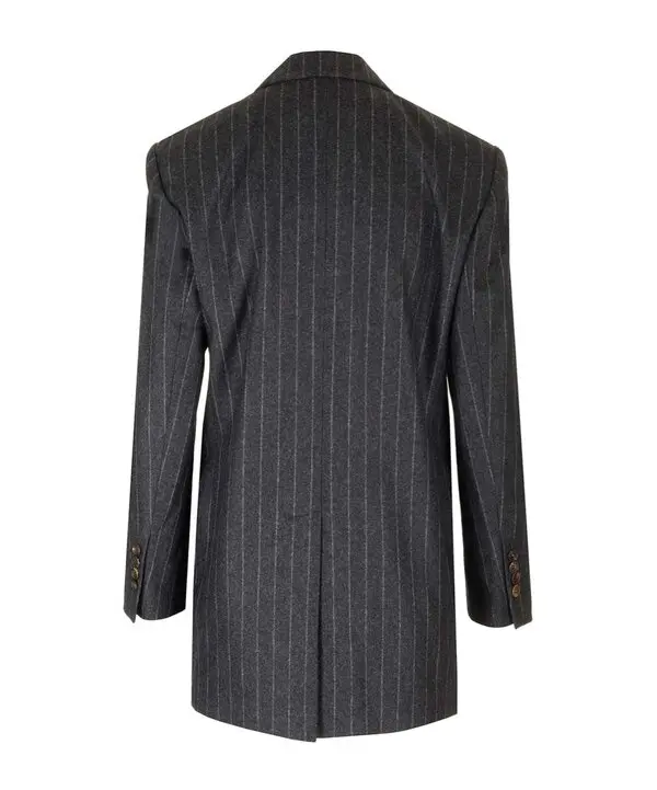 Brunello Cucinelli Pinstripe Single-breasted Blazer