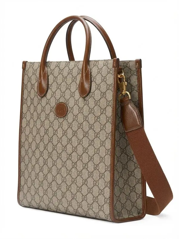 Gucci Interlocking G Top Handle Bag - Nude