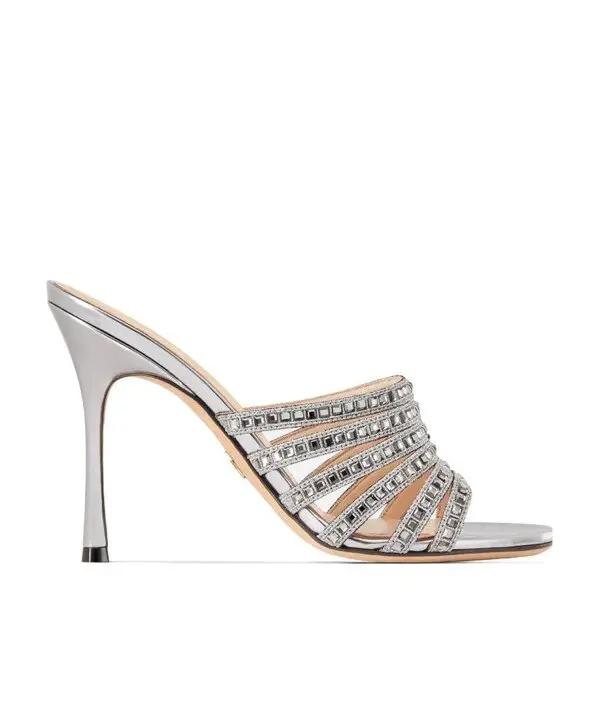 Dior Gem Embellished High-heeled Slides