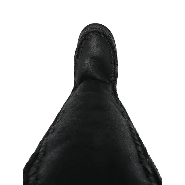 Mou Eskimo Rhinestone-logo Boots - Black