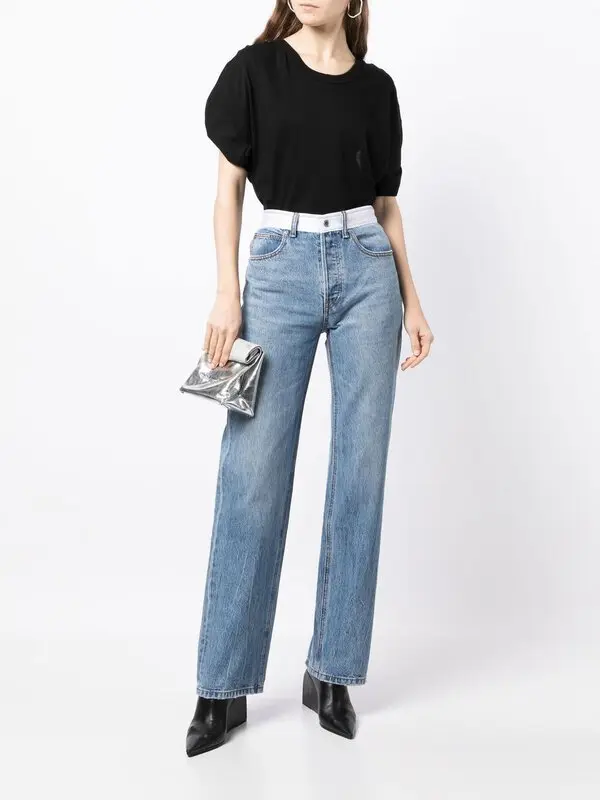 Alexander Wang Gathered Sleeve Detail T-shirt