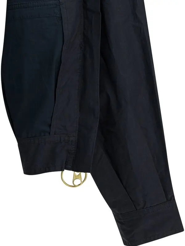 Barbour Logo Detailed Zip Up Jacket - Black