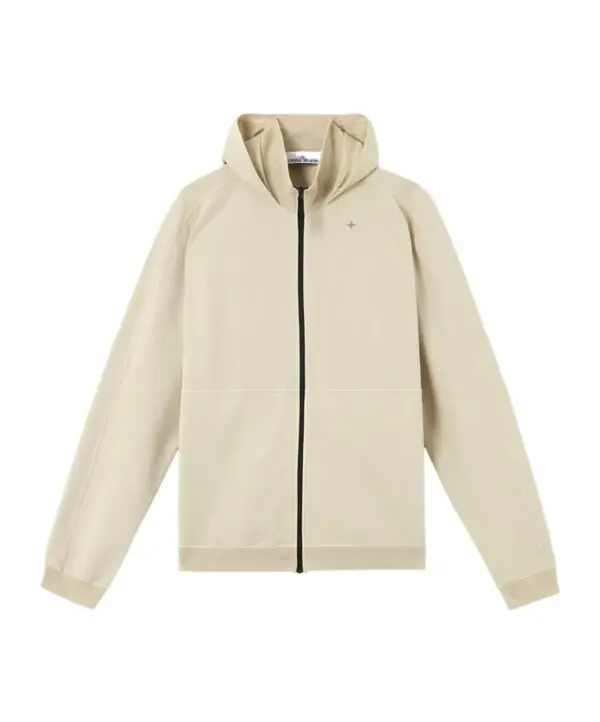 Stone Island Compass-motif Hoodie - Sand-colored