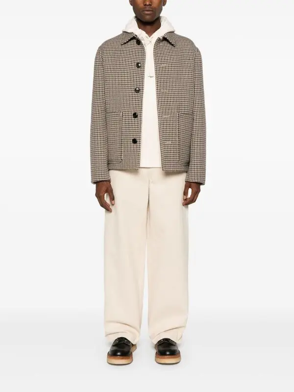 Burberry Equestrian Knight-embroidered Loose Jeans