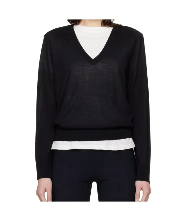 Loulou De Saison Long Sleeve V-neck Sweater