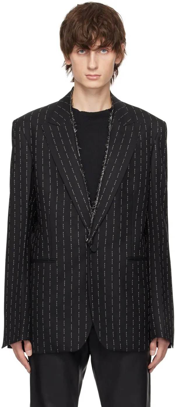 1017 Alyx 9sm Embroidered Wool-cashmere Blazer