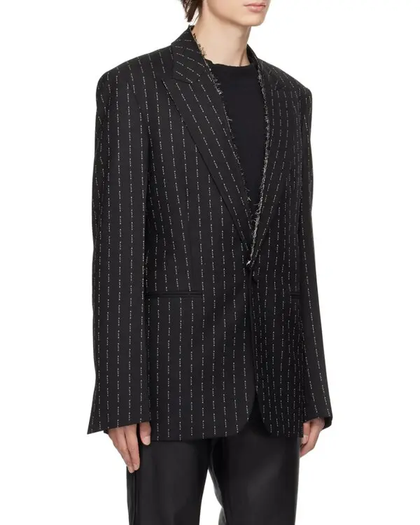 1017 Alyx 9sm Embroidered Wool-cashmere Blazer