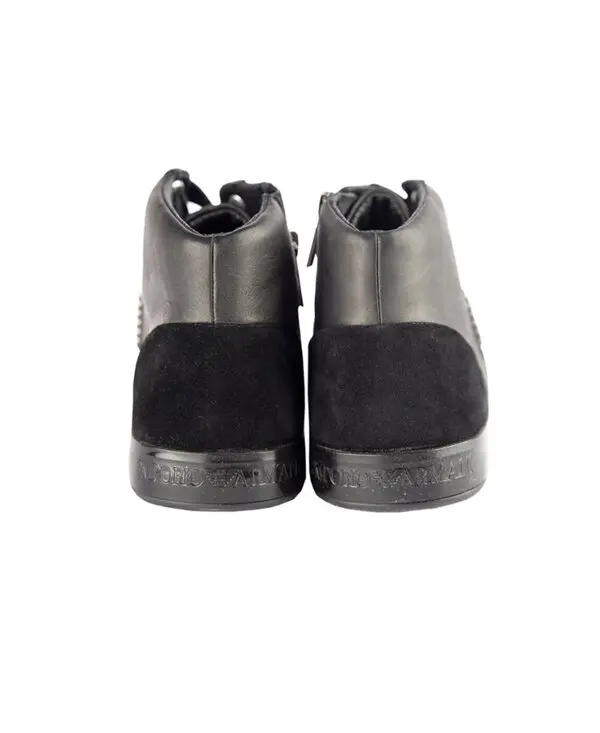 Emporio Armani High Top Logo Sneakers