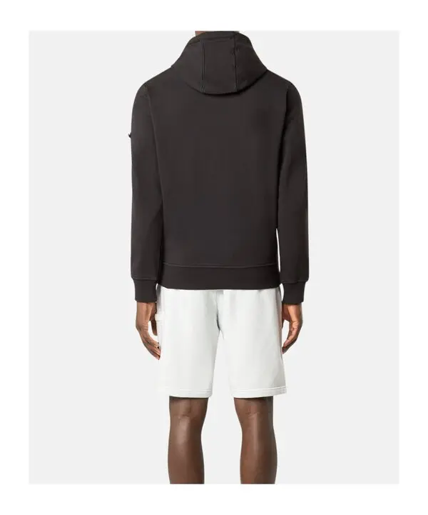 Stone Island Logo Patch Drawstring Hoodie
