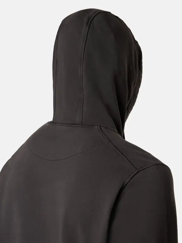 Stone Island Logo Patch Drawstring Hoodie