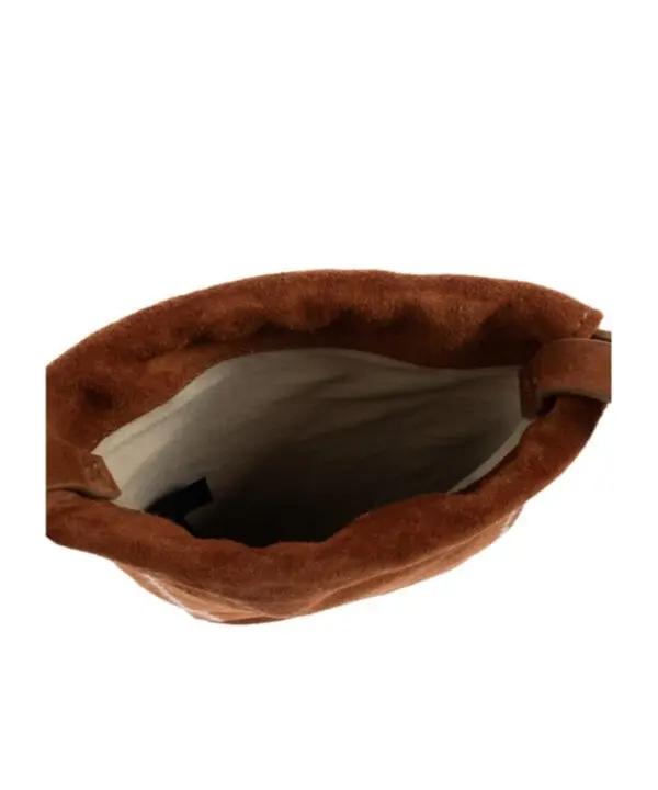 Marni Logo Detailed Drawstring Phone Case - Brown