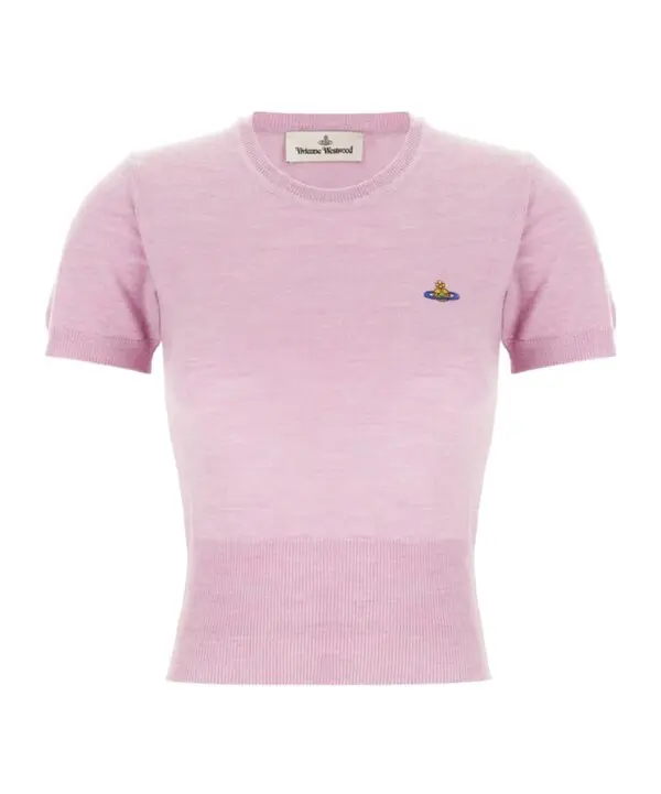 VIVIENNE WESTWOOD Short-sleeved Pullover - Pink