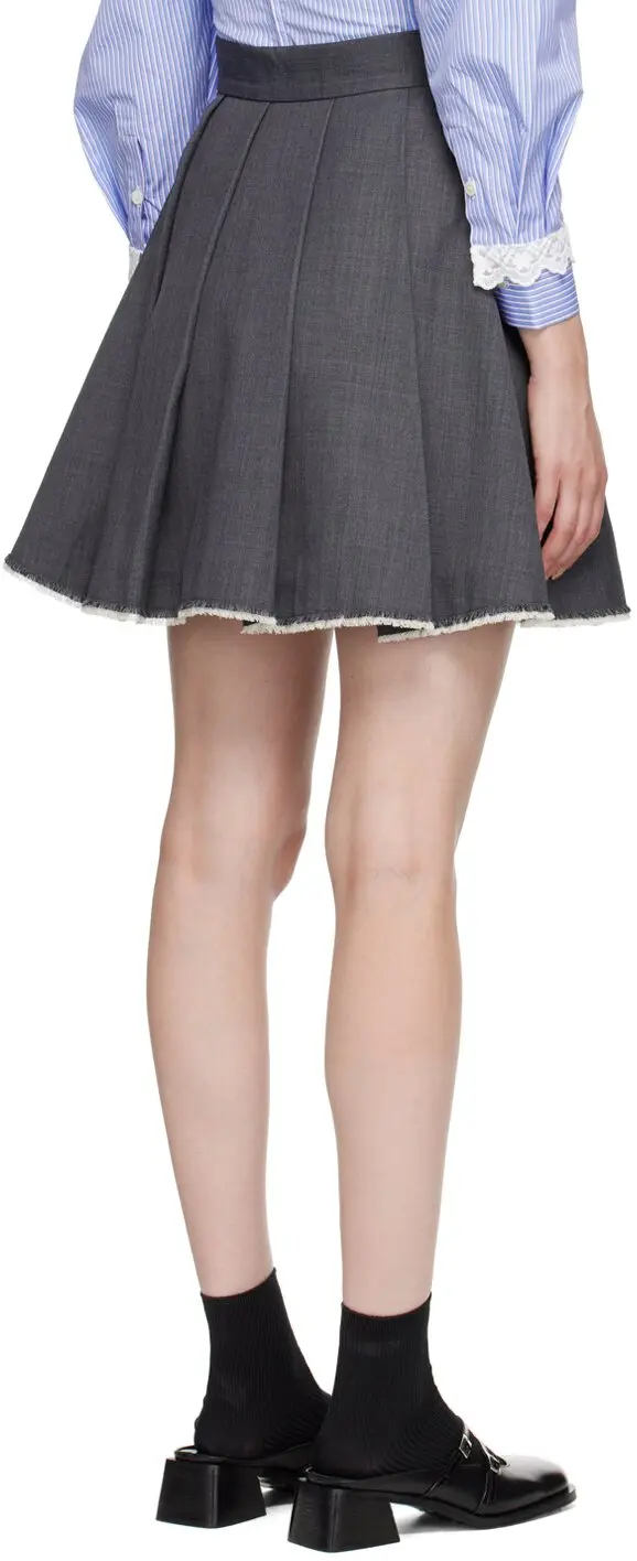 SHUSHU/TONG Pleated Mini Skirt