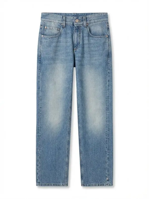 Brunello Cucinelli Belt Loop Jeans - Gray