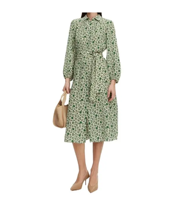 Max Mara Printed Midi Dress
