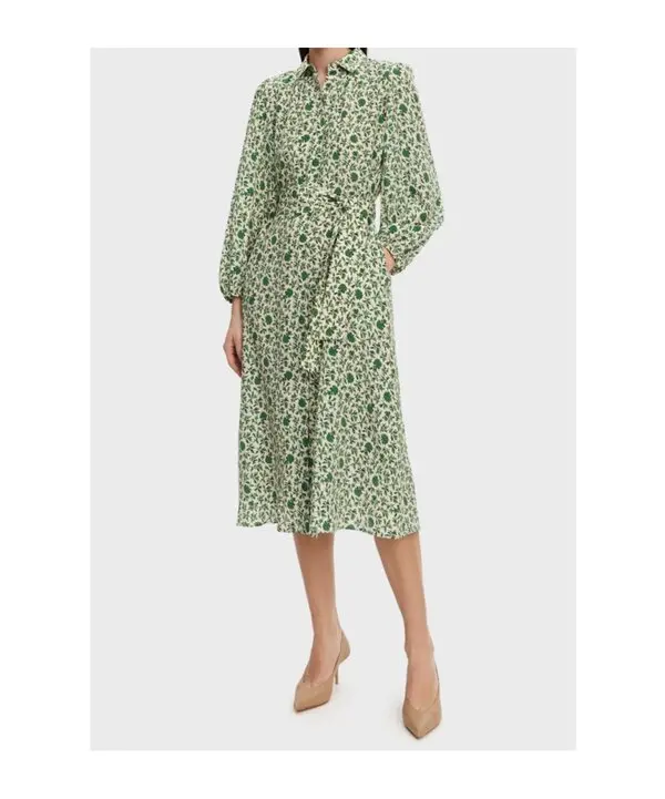 Max Mara Printed Midi Dress