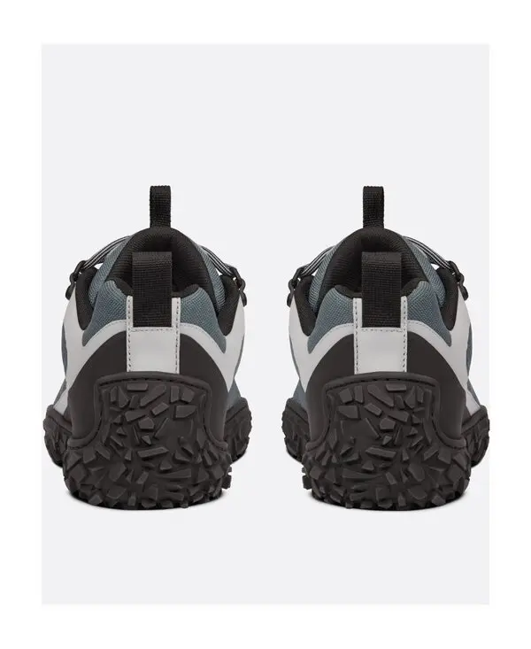 Dior Color Block Low-top Sneakers With Logo Detailing - Green Gray