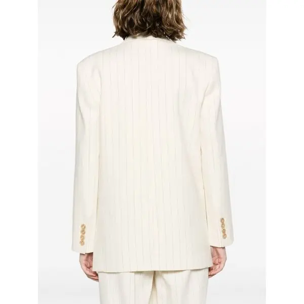 Zimmermann Double Breasted Pinstriped Blazer