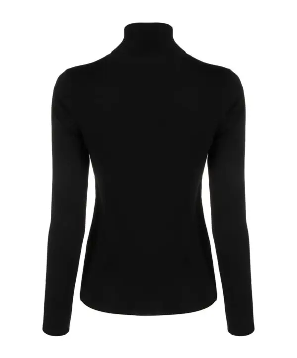 ZANONE Fine Knit Turtleneck Jumper - Black