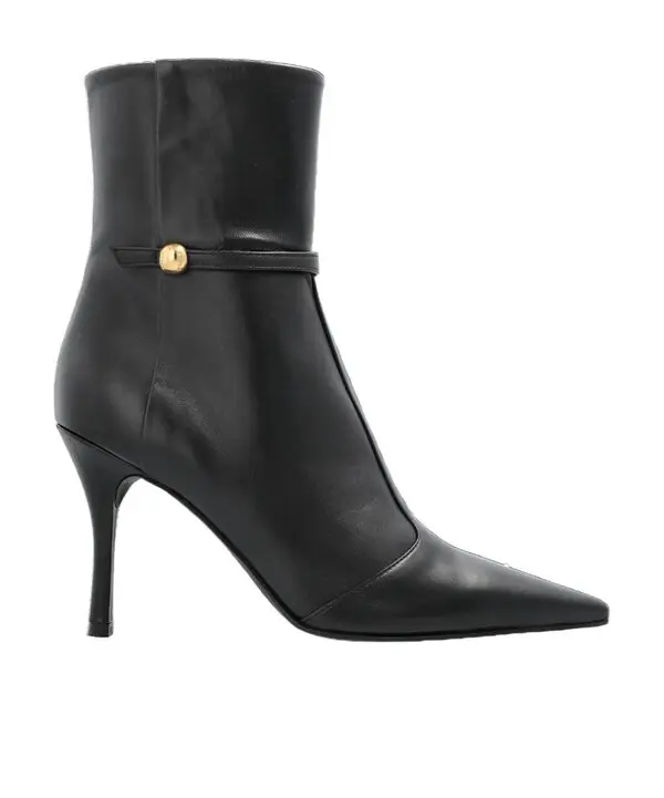 Furla Sfera Pointed-toe Ankle Boots With Stiletto Heel