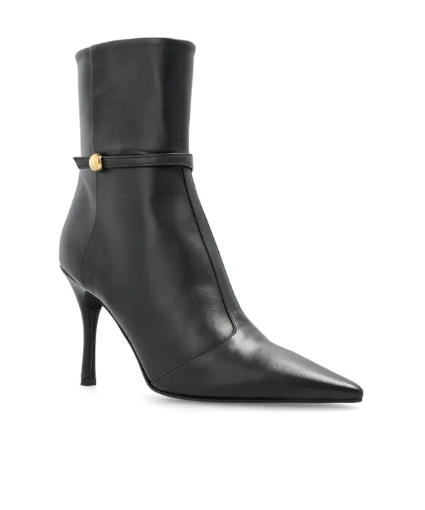 Furla Sfera Pointed-toe Ankle Boots With Stiletto Heel