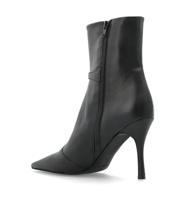 Furla Sfera Pointed-toe Ankle Boots With Stiletto Heel