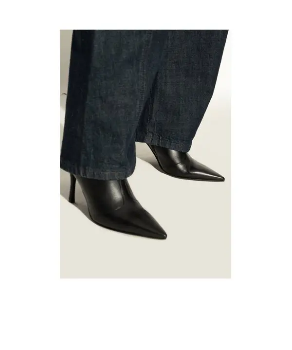Furla Sfera Pointed-toe Ankle Boots With Stiletto Heel