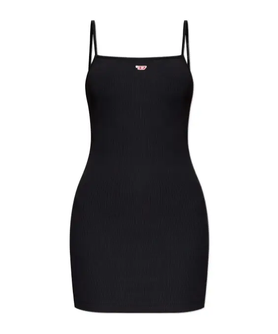 DIESEL® D-hopy-d Ribbed Mini Dress With Adjustable Straps