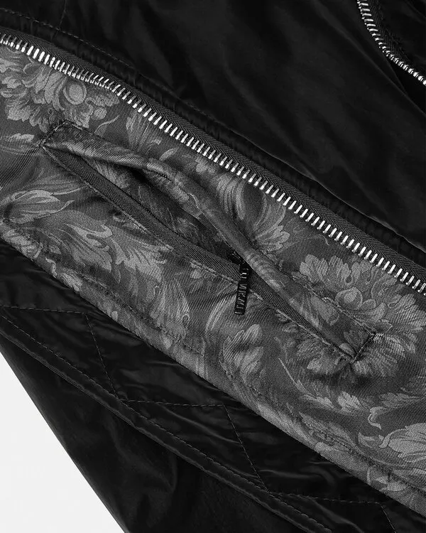 Versace Zip-detailed Hooded Puffer Jacket