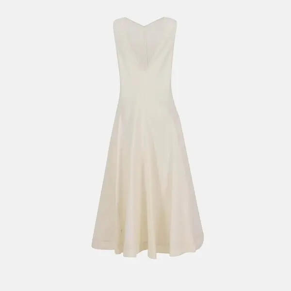 Khaite Mellie Dress - White