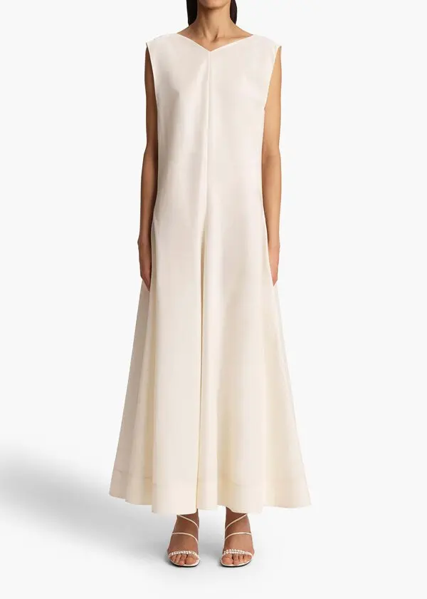 Khaite Mellie Dress - White