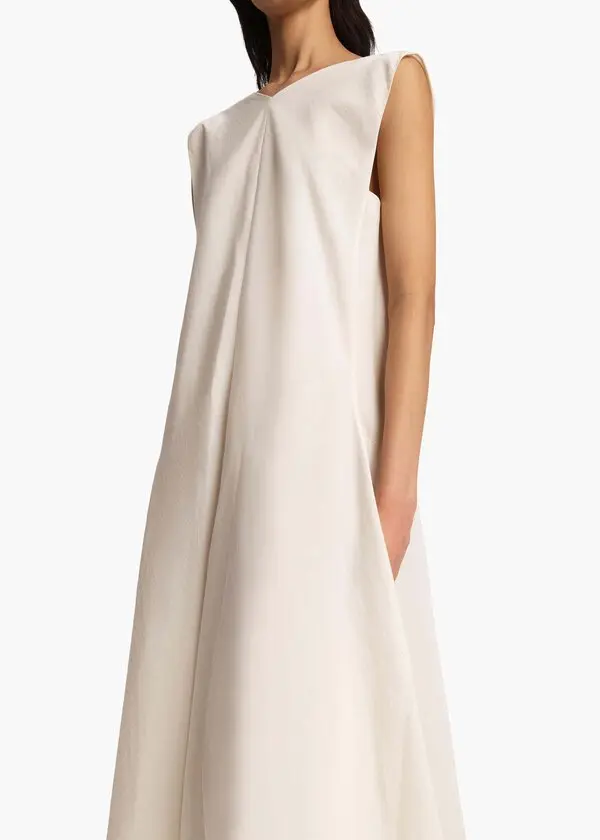 Khaite Mellie Dress - White