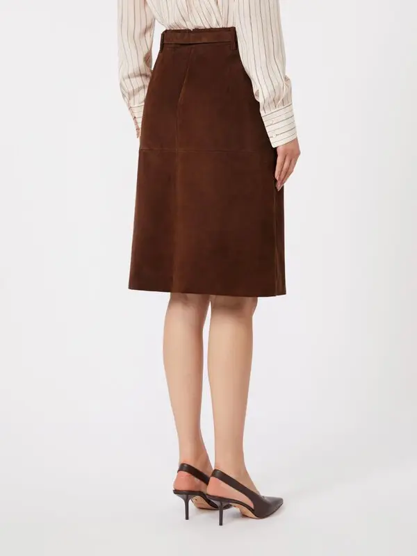 Max Mara Belted Midi Skirt