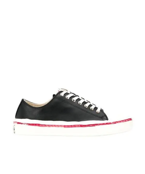 Marni Leather Lace-up Sneakers