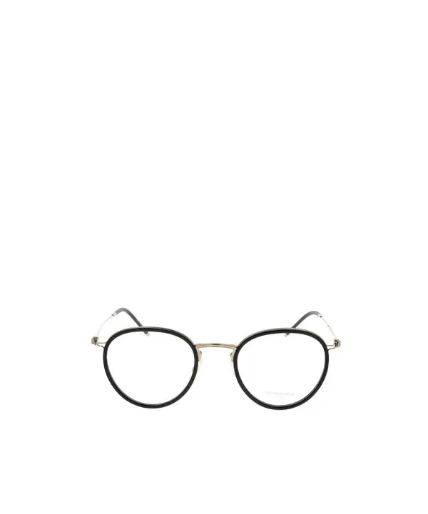 Oliver Spencer Oval Full Rim Eyeglasses - Gold/black