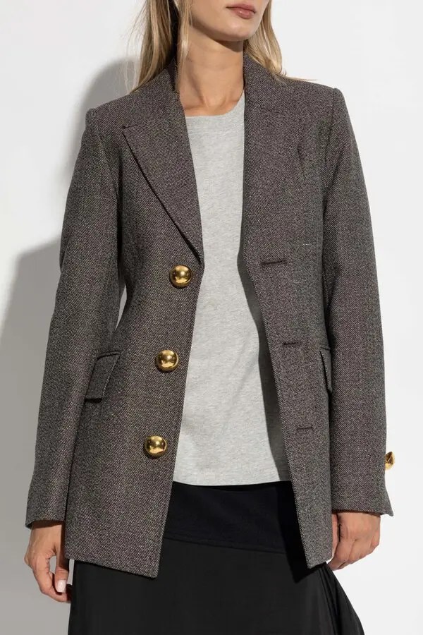 AMI Paris Single-breasted Fitted Jacket