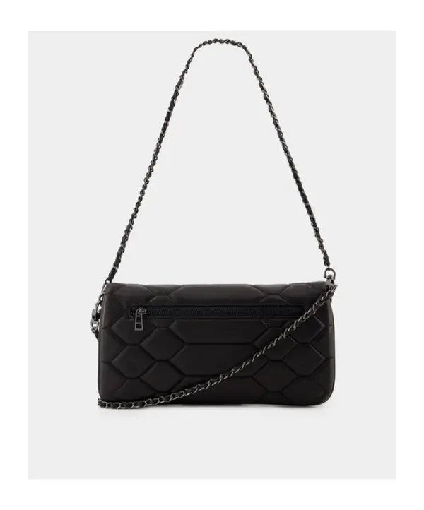 Zadig&Voltaire Rock Mat Scale Clutch Bag - Black