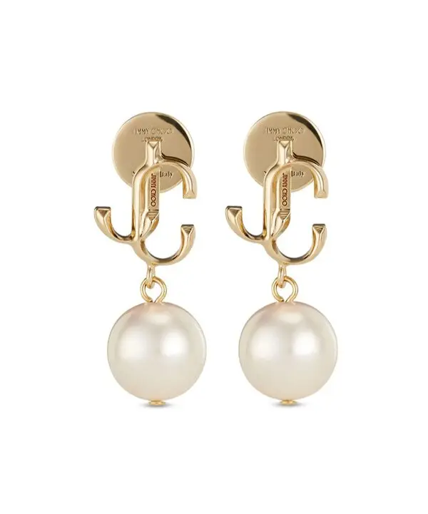 JIMMY CHOO Pendant Earrings - Yellow