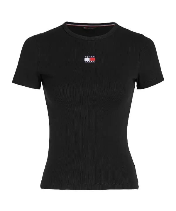 Tommy Hilfiger Embroidered Ribbed Slim T-shirt