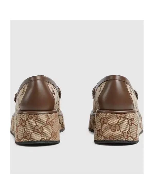 Gucci Horsebit Wedge Loafers
