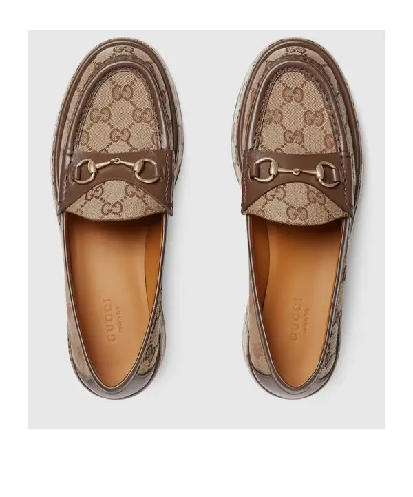 Gucci Horsebit Wedge Loafers