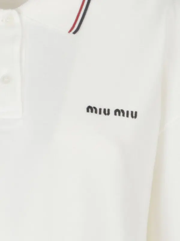 Miu Miu Piqu Polo Shirt