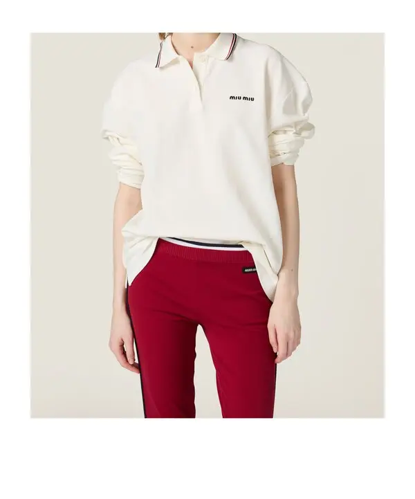 Miu Miu Piqu Polo Shirt
