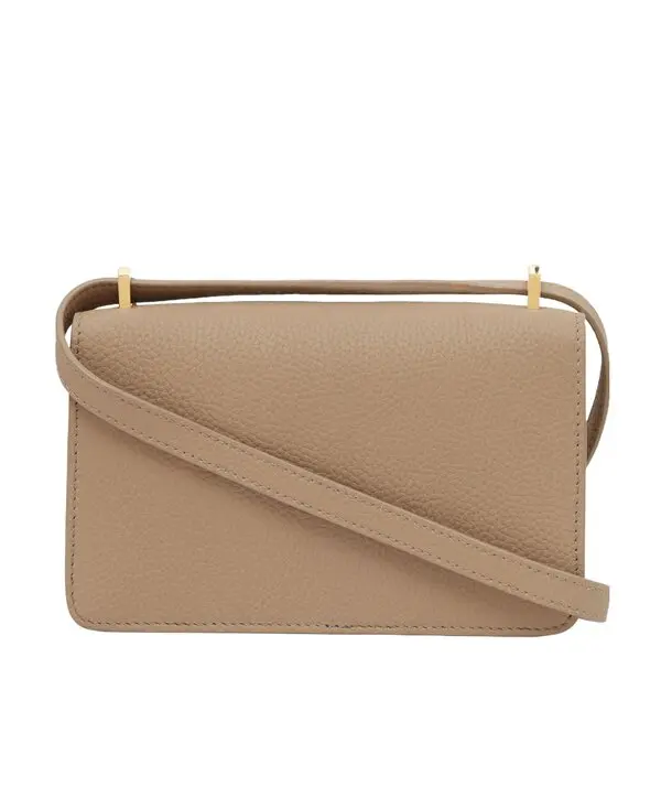 Burberry Mini Tb Shoulder Bag - Brown