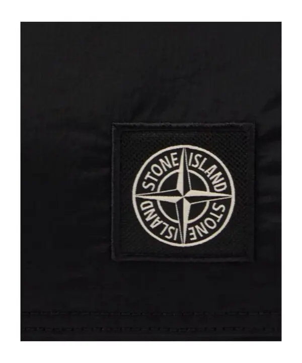 Stone Island Duffle Bag With Adjustable Strap - Black