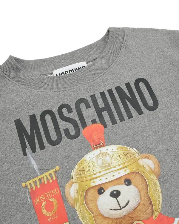 Moschino Printed Sweater - Gray