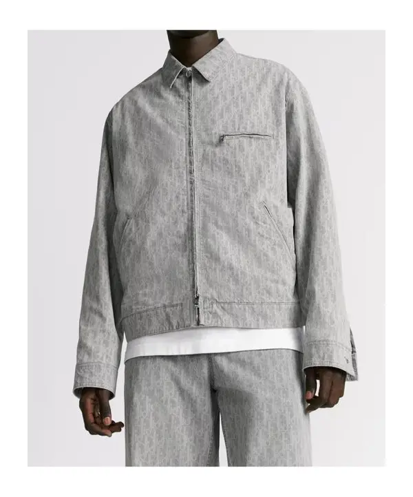 Dior Oblique Zipped Blouson Jacket